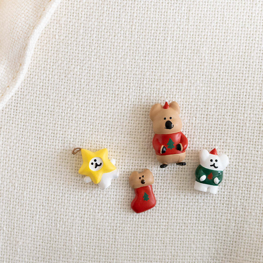 [Marshville COCOCUP🏆] Dinotaeng Marshville Holiday Magnet 磁石套裝（4P）