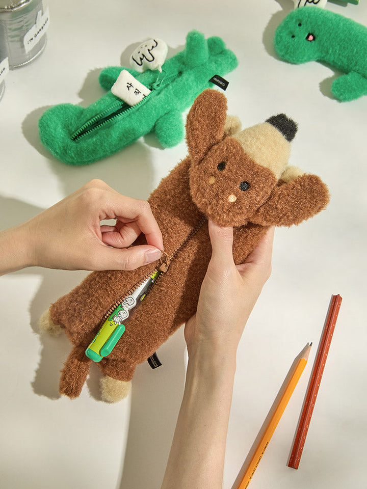 JOGUMAN STUDIO WOODY THROW AWAY SHAPED POUCH 毛絨收納袋– SOUL SIMPLE HK