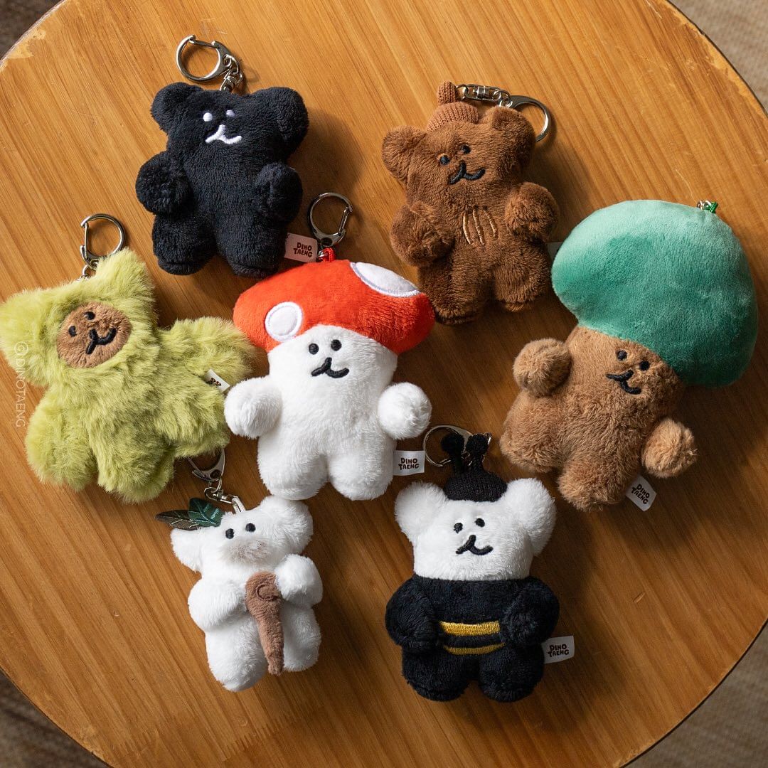 【現貨】[Quokka & Bobo in the Woods] Dinotaeng BOBO Family Keyring 家族角色吊飾 ...